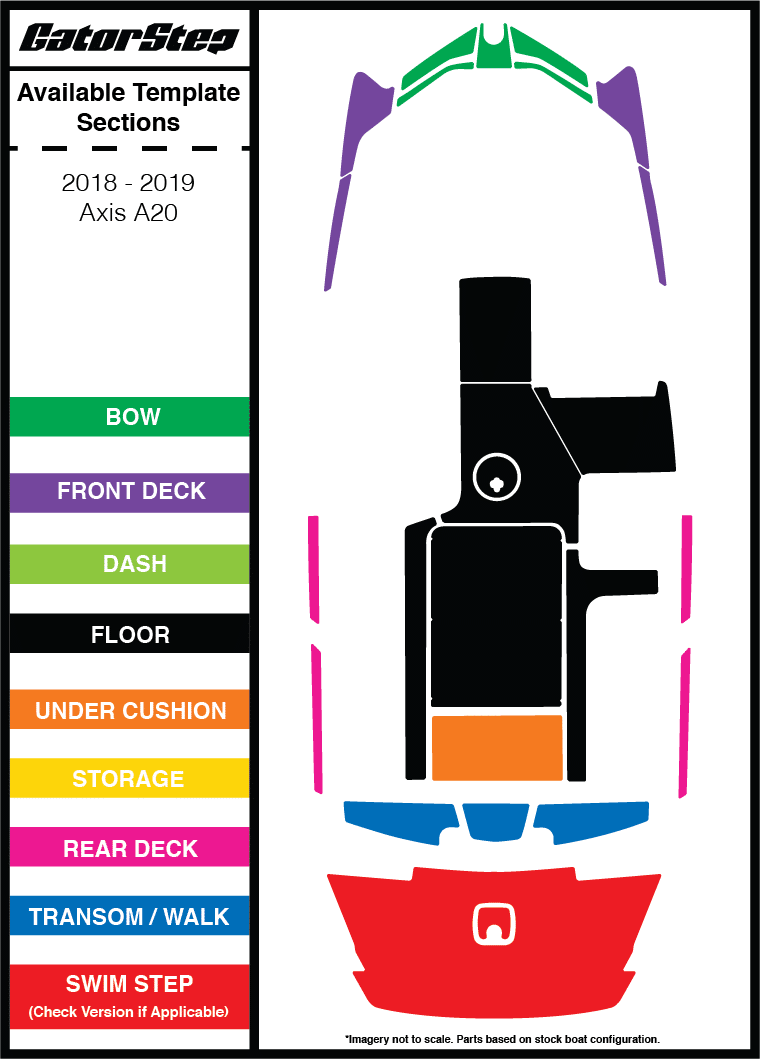 Gatorstep Kit for 2018 - 2019 Axis A20 | OnlyInboards.com