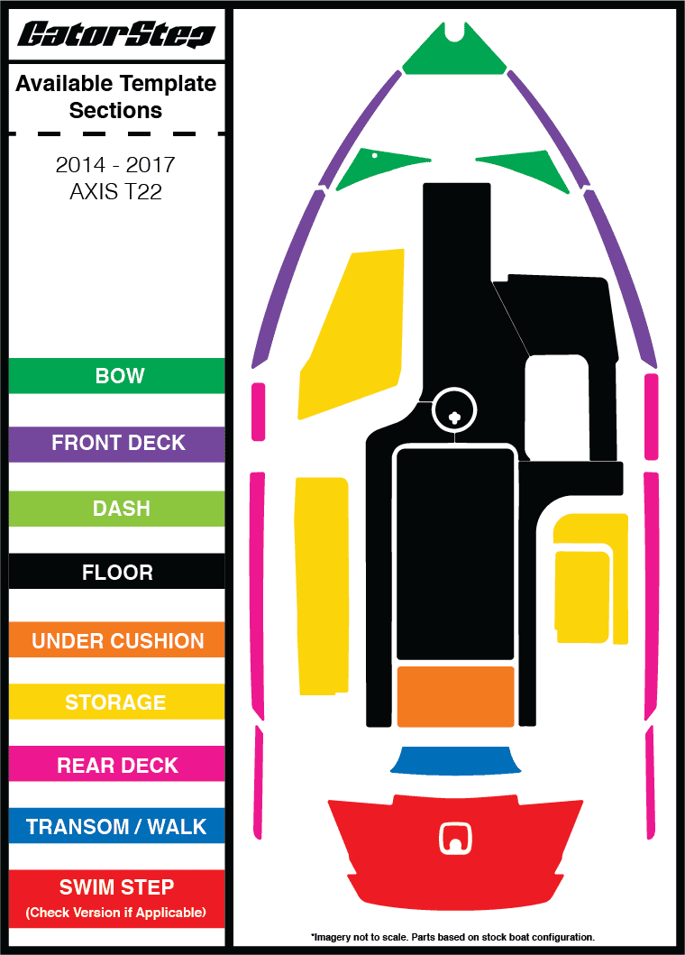 GatorStep Marine Flooring for 2014-2017 Axis T22 – OnlyInboards.com