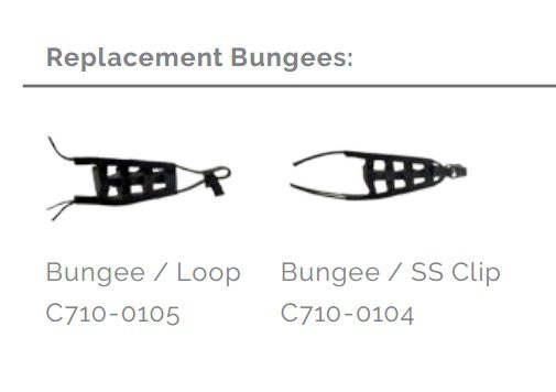 Roswell Board Rack Bungee Replacement | SS Clip or Loop