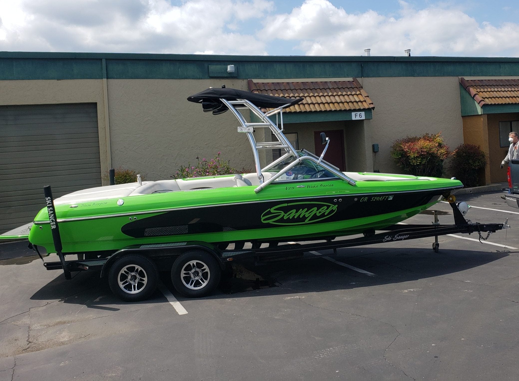 Sanger V215 and V230 Over the Tower Bimini – OnlyInboards.com